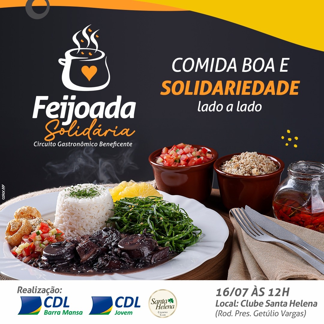 A Feijoada Solidária em Barra Mansa - Sympla