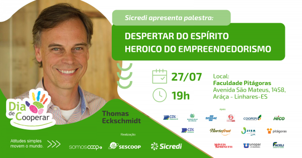 Palestra "Despertar do Espírito Heroico do Empreendedorismo" :: Thomas ...