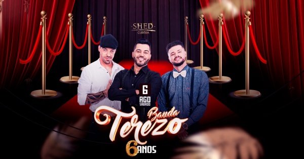 Banda Terezo 6 anos dia 6 de agosto na Shed Curitiba em Curitiba - 2024 ...