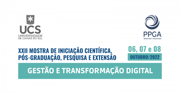XXII MOSTRA DE INICIAÇÃO CIENTÍFICA, PÓS-GRADUAÇÃO, PESQUISA E EXTENSÃO ...