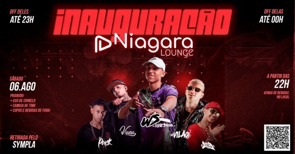 INAUGURAÇÃO - NIAGARA LOUNGE em Belo Horizonte - Sympla