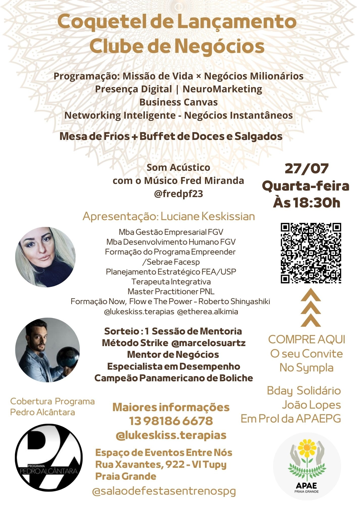 Clube de Negócios - Master Class em Praia Grande - Sympla