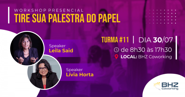 TIRE SUA PALESTRA DO PAPEL - Com Leila Said e Lívia Horta em Belo ...