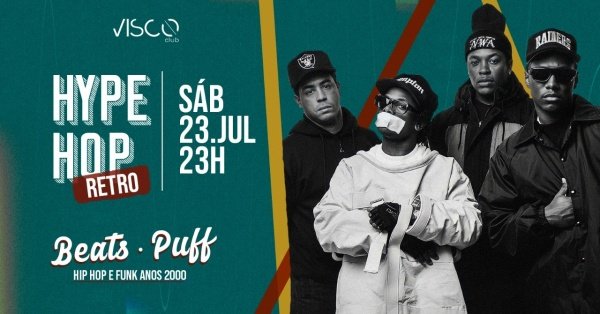 HYPE HOP #Retro - Puff e Beats em Joinville - Sympla