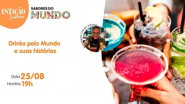 DRINKS PELO MUNDO E SUAS HISTÓRIAS em Rio de Janeiro - Sympla