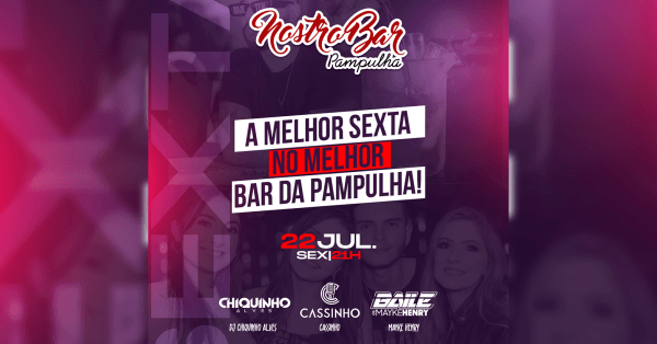Sextou Nostro Bar Pampulha em Belo Horizonte - Sympla