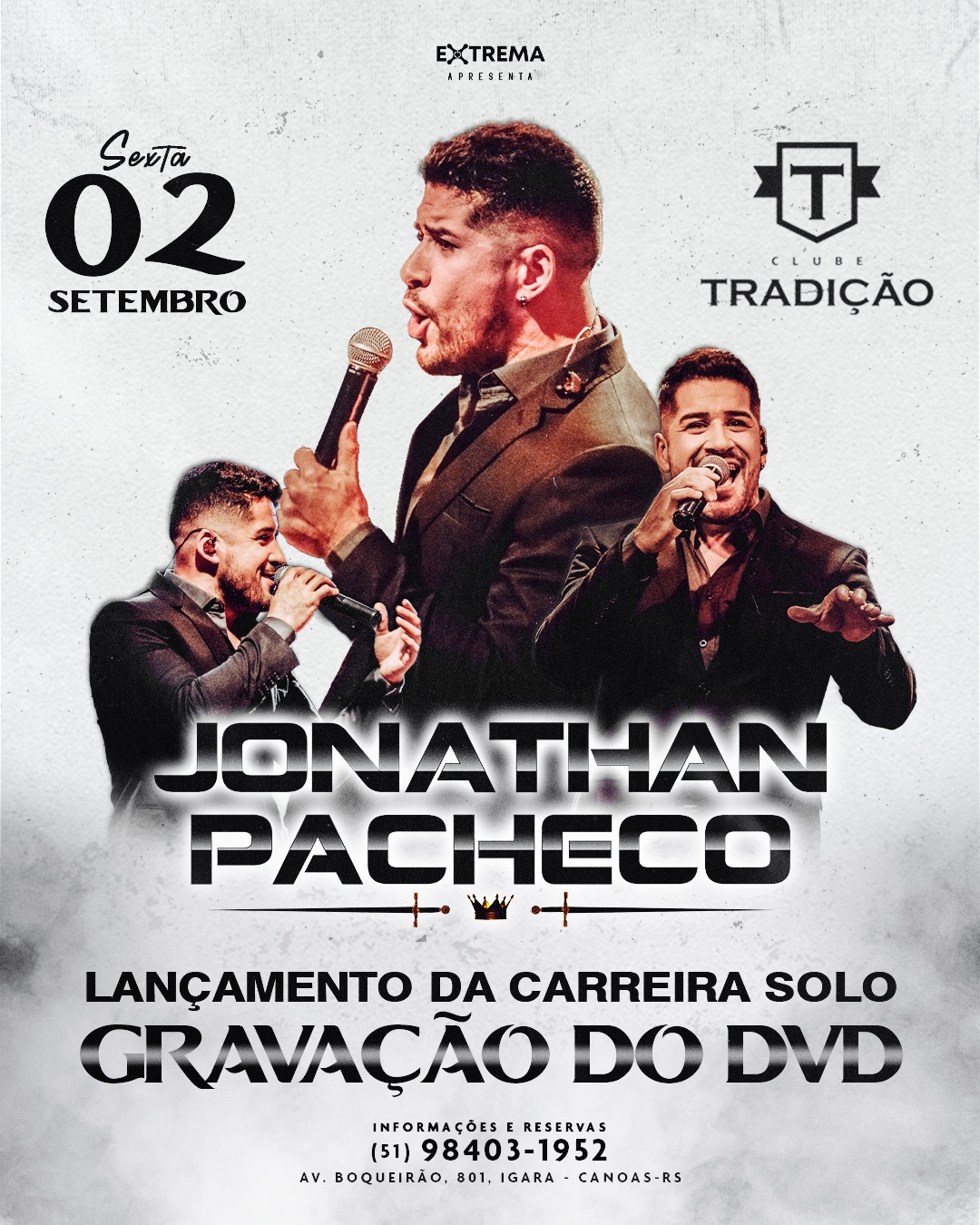 02/09 - JONATHAN PACHECO | Gravação DVD em Canoas - Sympla