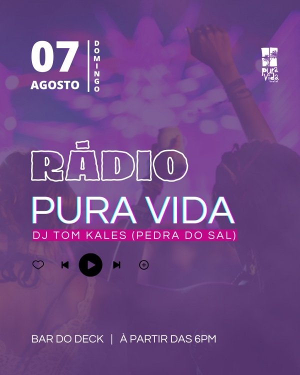 Radio Pura Vida em Rio de Janeiro - Sympla