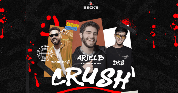 Baile Crush! Ariel B + Dks + Gui + Alisson Muniz em Belém - Sympla