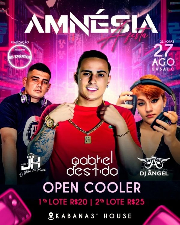 AMNÉSIA - A FESTA em Pitangueiras - Sympla