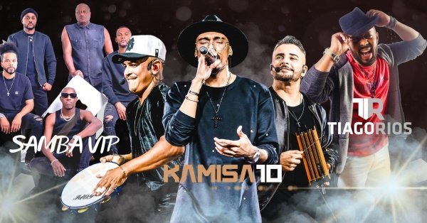 Comprar Ingresso na Portaria - Kamisa 10 - Samba Vip Tiago Rios com ...