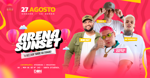 Arena SUNSET em Belo Horizonte - Sympla