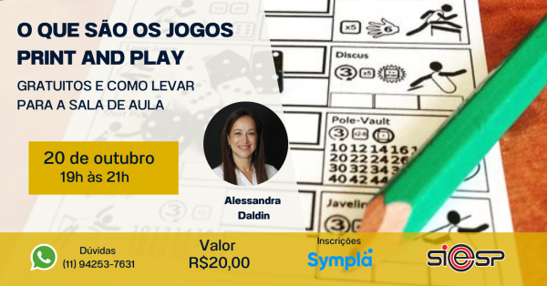 Oficina on-line - O que são os jogos Print e Play gratuitos e como ...