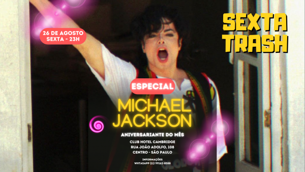 Trash 80's Especial Michael Jackson em São Paulo - Sympla