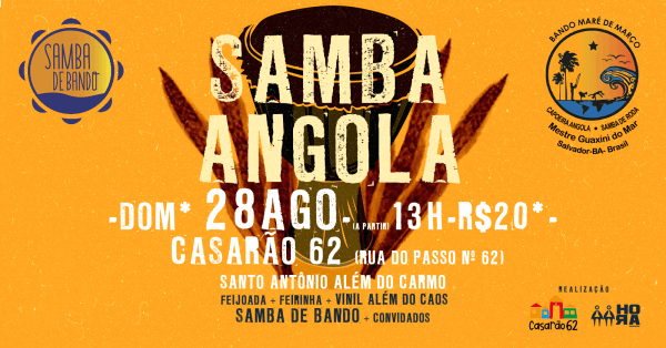 SAMBA ANGOLA / SAMBA DE BANDO Part: Lili Soares/Mestre Cabello em ...