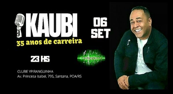 KAUBI - 35 ANOS DE CARREIRA em Porto Alegre - Sympla