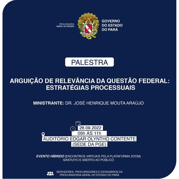 ARGUIÇÃO DE RELEVÂNCIA DA QUESTÃO FEDERAL: ESTRATÉGIAS PROCESSUAIS em ...
