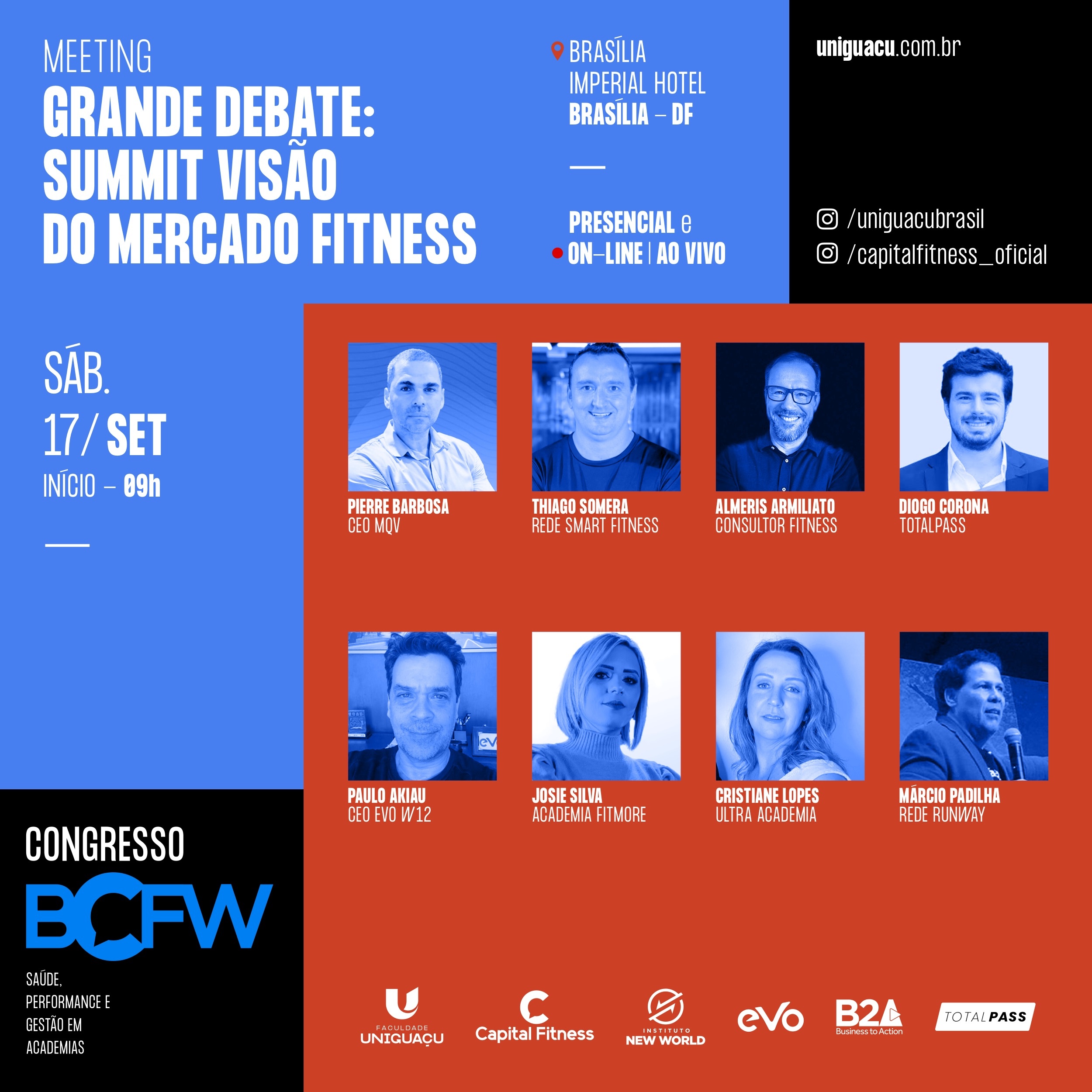 GRANDE DEBATE: SUMMIT VISÃO MERCADO FITNESS em Brasília - Sympla