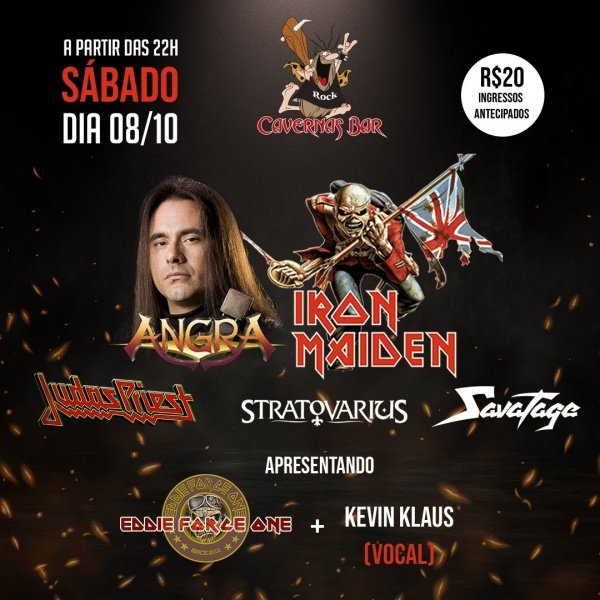 Eddie Force One + Kevin Klaus - Especial Heavy Metal em Cuiabá - Sympla
