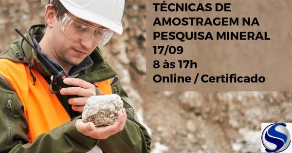 TÉCNICAS DE AMOSTRAGEM NA PESQUISA MINERAL - online - Sympla