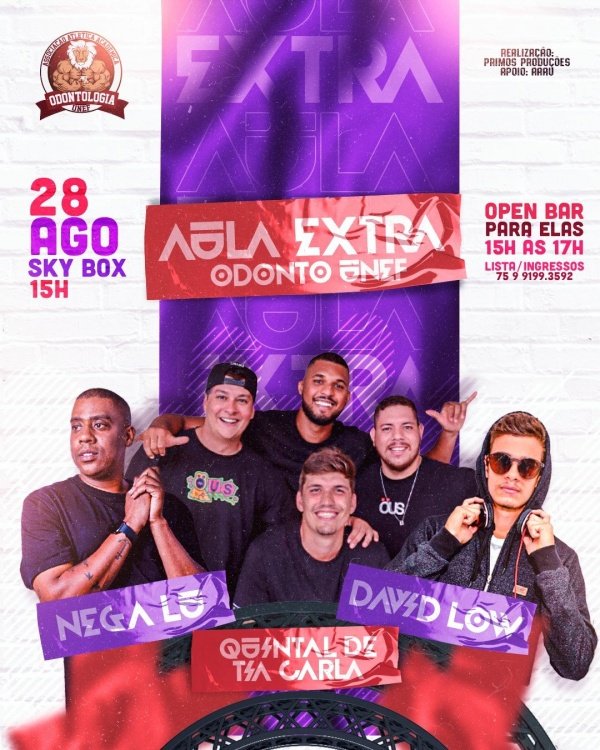 Aula Extra ODONTO UNEF em Feira de Santana - Sympla