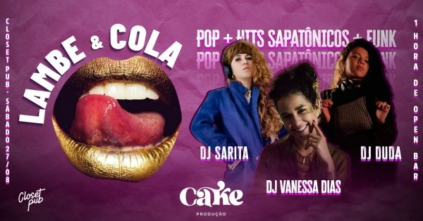 Lambe & Cola - Mês da Visibilidade Lésbica em Cabo Frio - Sympla