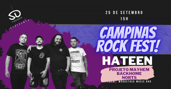 Campinas rock Fest em Campinas - Sympla