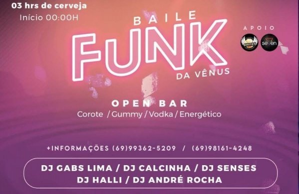 Baile Funk da Vênus em Porto Velho - Sympla