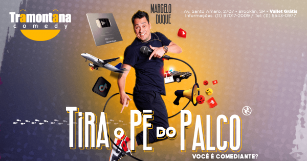STAND-UP COMEDY MARCELO DUQUE EM TIRA O PE DO PALCO VOCE E COMEDIANTE ...