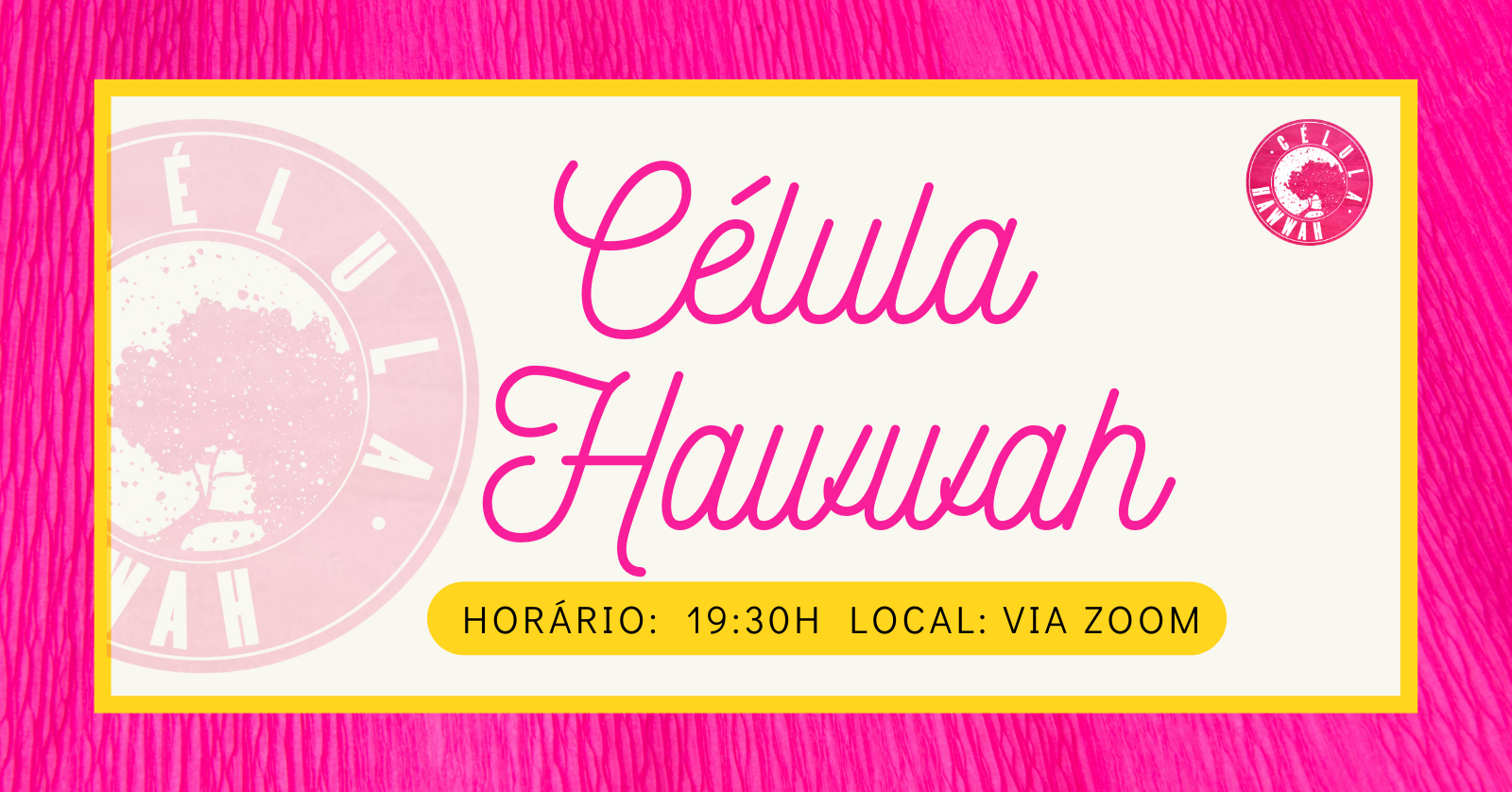 CÉLULA HAWWAH - online - Sympla