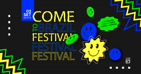 COME TO BRAZIL Festival em Rio de Janeiro - Sympla