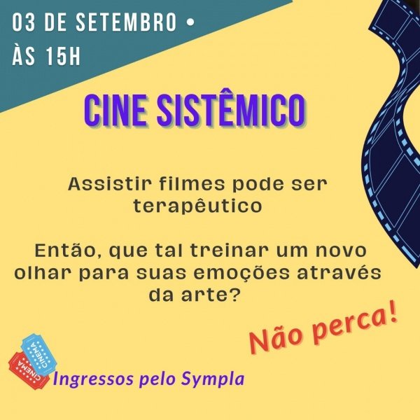 Cine Sistêmico em São José dos Campos - Sympla