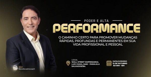Palestra Gratuita - Poder e Alta Performance - online - Sympla