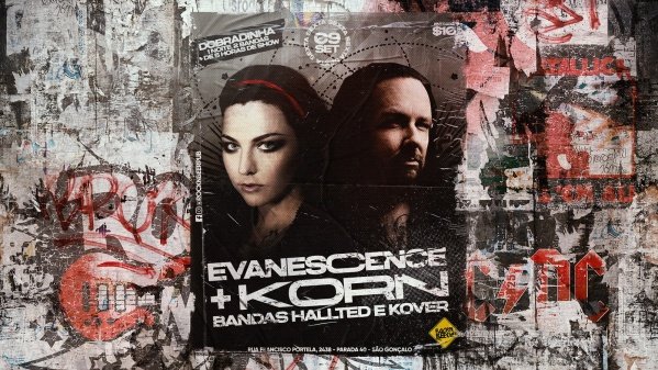 EVANESCENCE + KORN - 2 TRIBUTOS EM UMA SÓ NOITE - BANDAS HALLTED ...