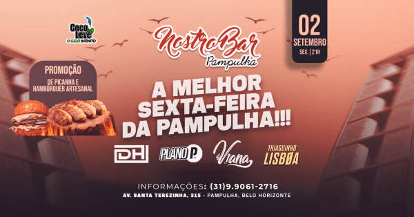 Sextou Nostro Bar Pampulha em Belo Horizonte - Sympla