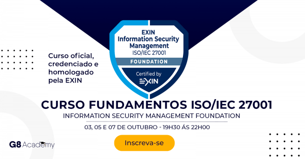Curso Fundamentos da ISO/IEC 27001 - Exin - online - Sympla