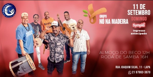 Grupo Nó na Madeira em Rio de Janeiro - Sympla