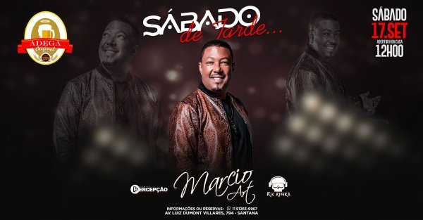 Sábado Especial com Márcio Art e Grupo Percepção no Adega Original. em ...