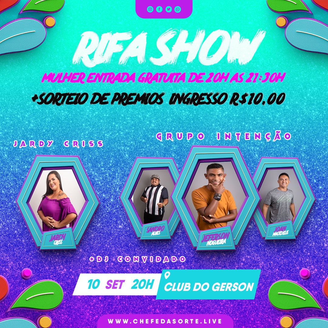 Ingresso Unico Rifa Show em Coruripe - Sympla