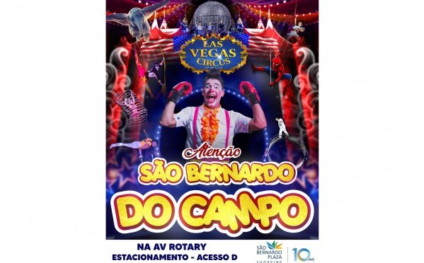 Las Vegas Circus| Sábado 16h em São Bernardo do Campo - Sympla
