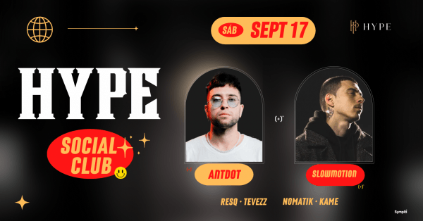 HYPE SOCIAL CLUB - Antdot & Slowmotion em Belém - Sympla