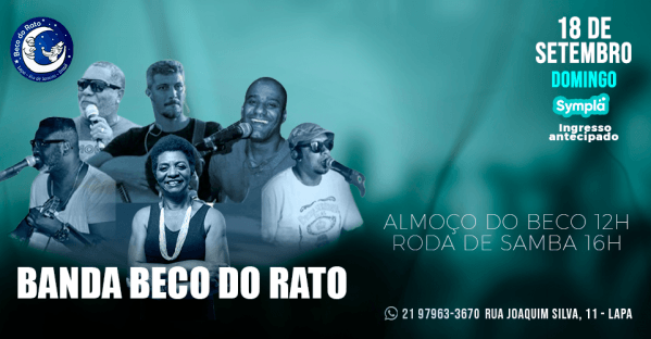Banda Beco do Rato em Rio de Janeiro - Sympla