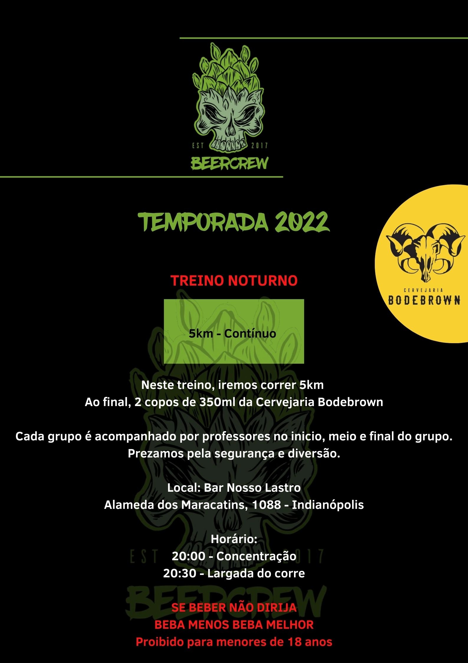 Beercrew - Bar Nosso Lastro / Cervejaria Bodebrown em São Paulo - Sympla