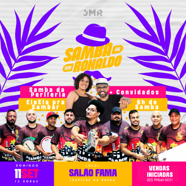 Samba do Seu Ronaldo em Maceió - Sympla