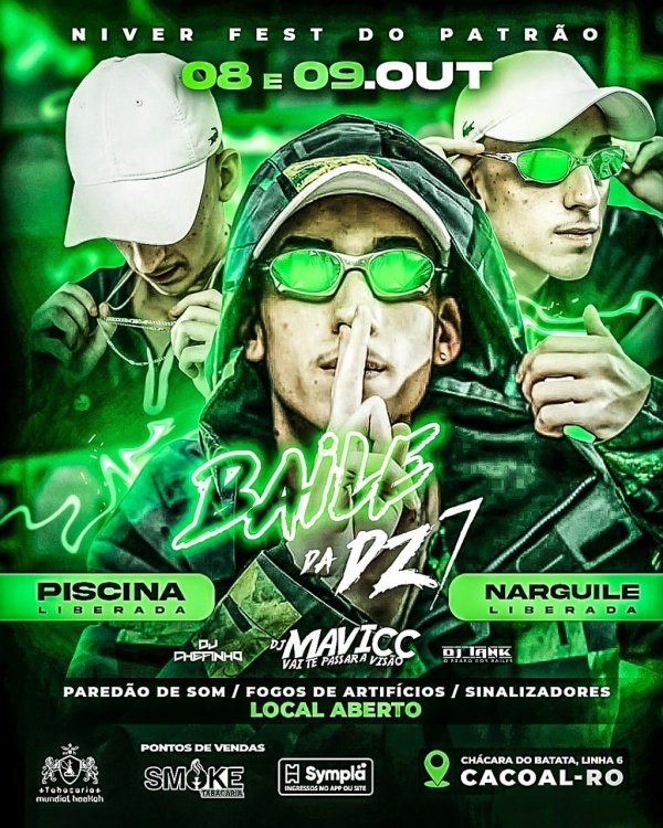 Baile Da Dz7 #Cacoal-Ro em Cacoal - Sympla