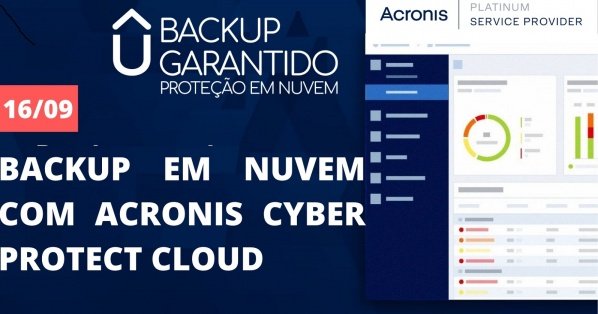 WORKSHOP ONLINE ACRONIS BACKUP EM NUVEM - online - Sympla