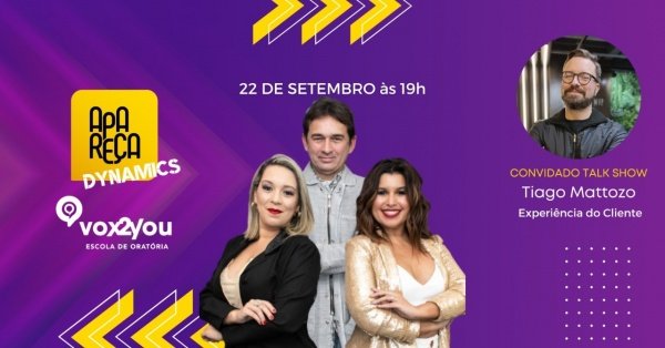 Apareça Dynamics e Vox2you em Florianópolis - Sympla