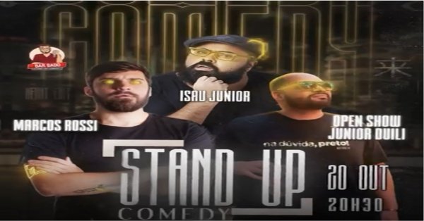 Show de Stand Up Comedy com Isau Junior e Marcos Rossi em Resende - Sympla