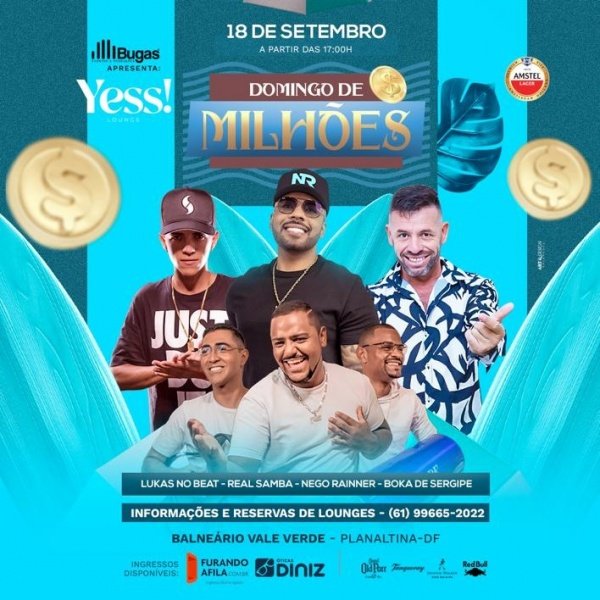 DOMINGO DE MILHÕES em Brasília - Sympla