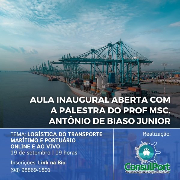 Logística do Transporte Marítimo e Portuário - online - Sympla